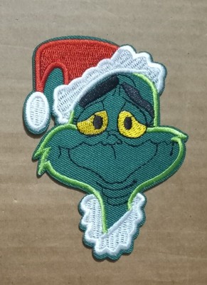The Grinch embroidered Iron on patch | eBay