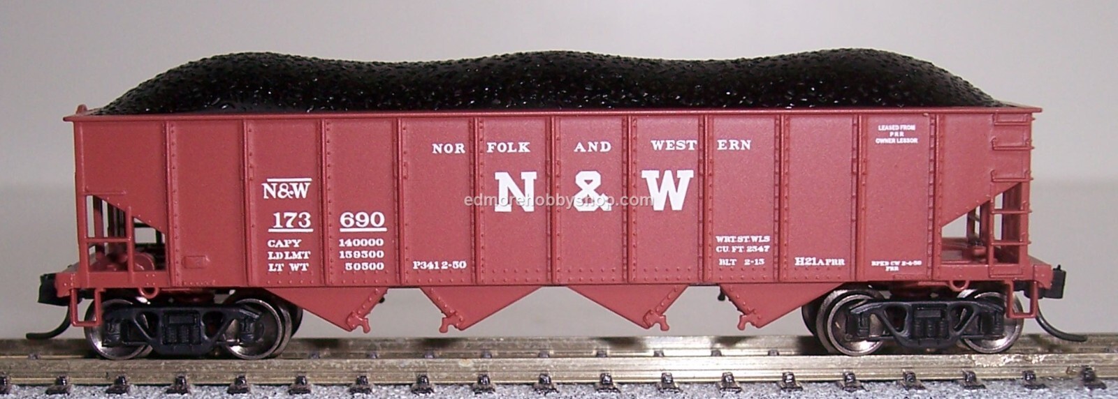 Bowser N Scale H21 Hopper Norfolk & Western #173690 - BOW38098 for sale ...