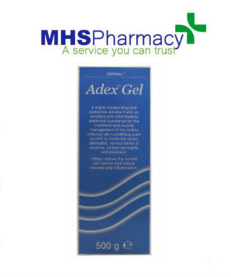 Adex Gel 500g Emollient for Dematitis Eczema Psoriasis UK PHARMACY ...