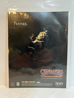 Crusaders of Might and Magic - Promotional Magazine Ad - Sony ...