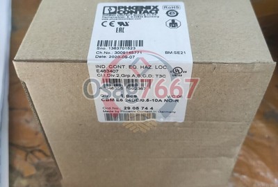 1PCS Phoenix Contact Circuit Breaker CBM E8 24DC/0.5-10A NO-R 2905744 ...