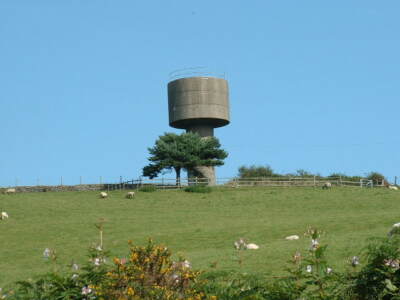 Photo 6x4 Cwmfelin Water Tower Maesteg/SS8591 Near summit of Moel Troed ...