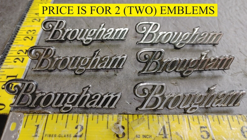 (2) FORD MERCURY BROUGHAM EMBLEMS D3MB 5350400 AB {4798} | eBay