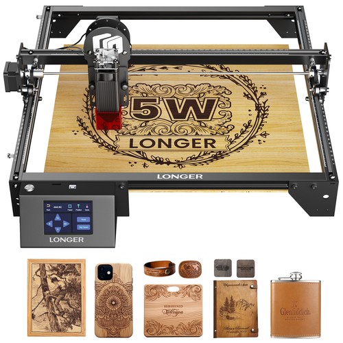 Longer Ray5 5W Laser Engraver, 60W Laser Cutter and High Precision ...