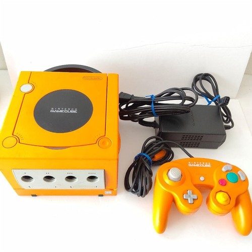 Nintendo GameCube Orange Console Tested Working including Controller | eBay