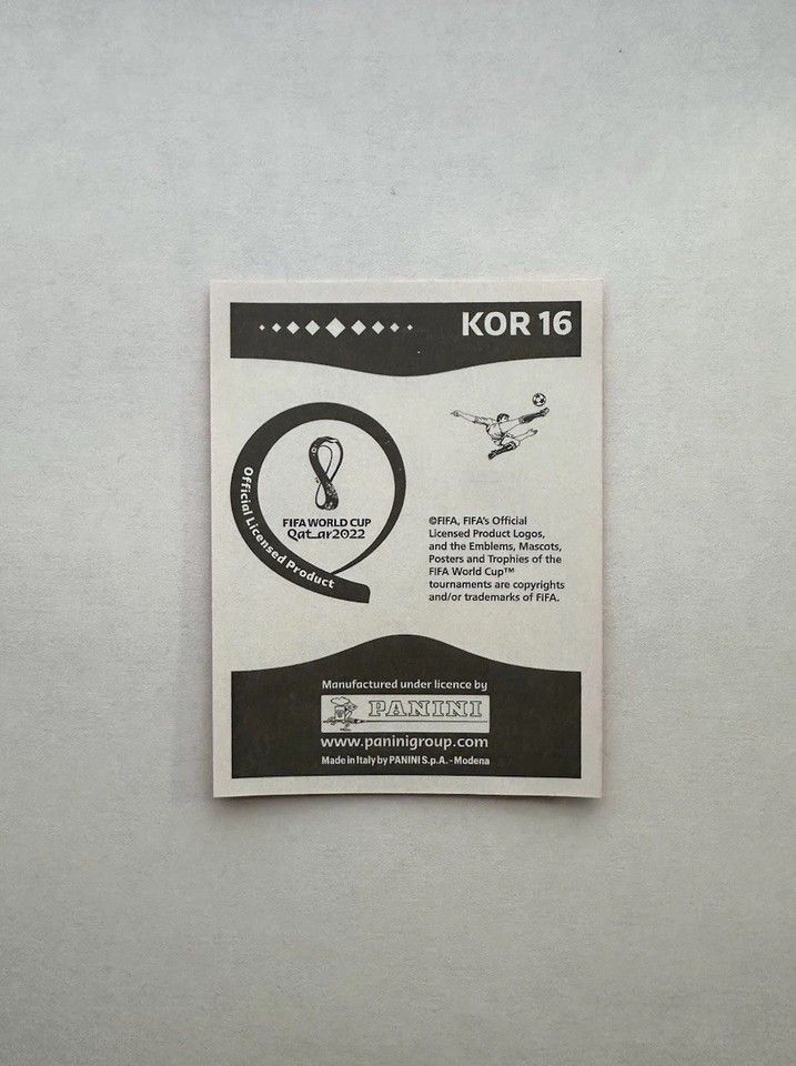 2022 Fifa World Cup Panini Sticker Red Parallel HEE CHAN HWANG KOREA ...