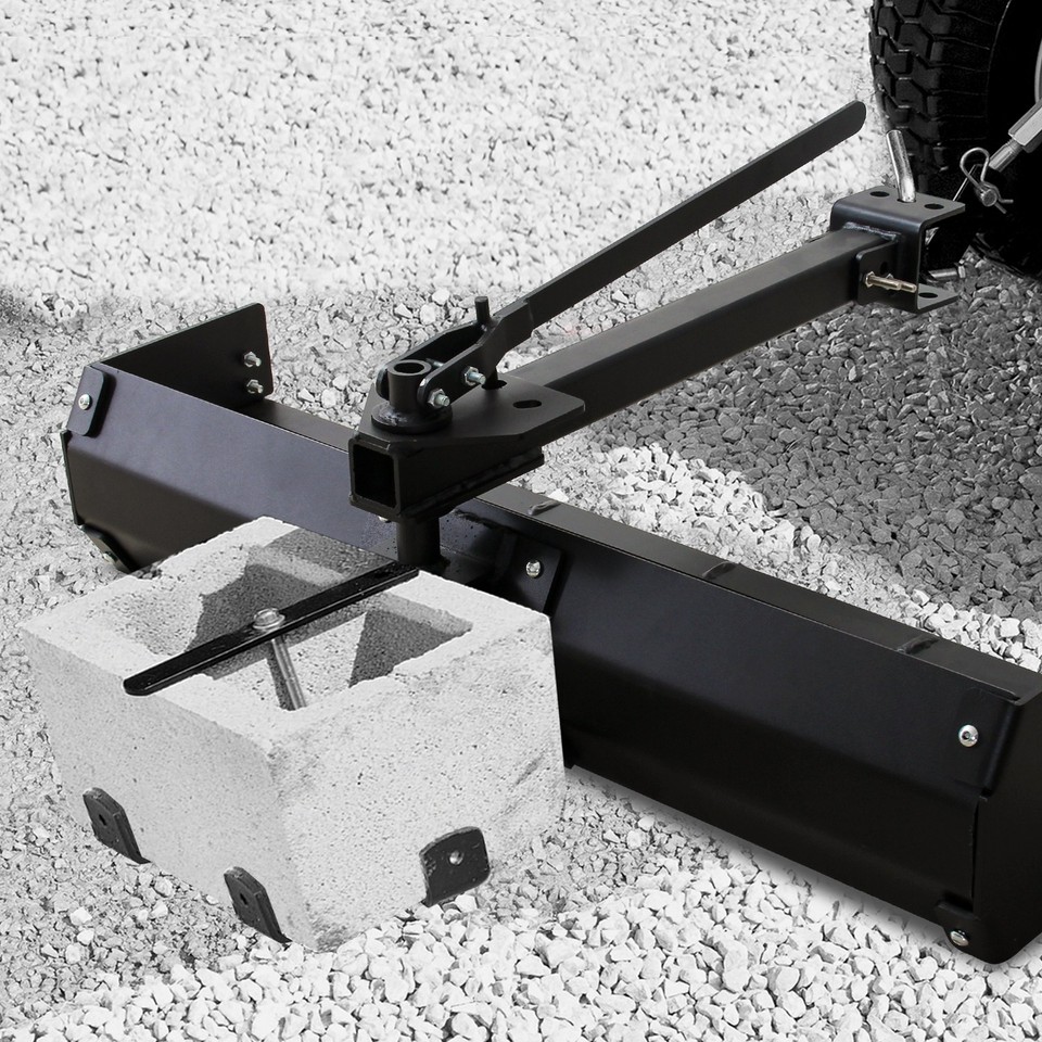 42'' Trailer Box Scraper with Tractor Box Blade Hitch Tow Fit for ATV ...