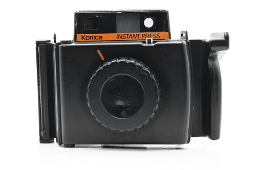 Konica Instant Press Folding Polaroid Film Camera w/110 f4/ Lens #924 ...