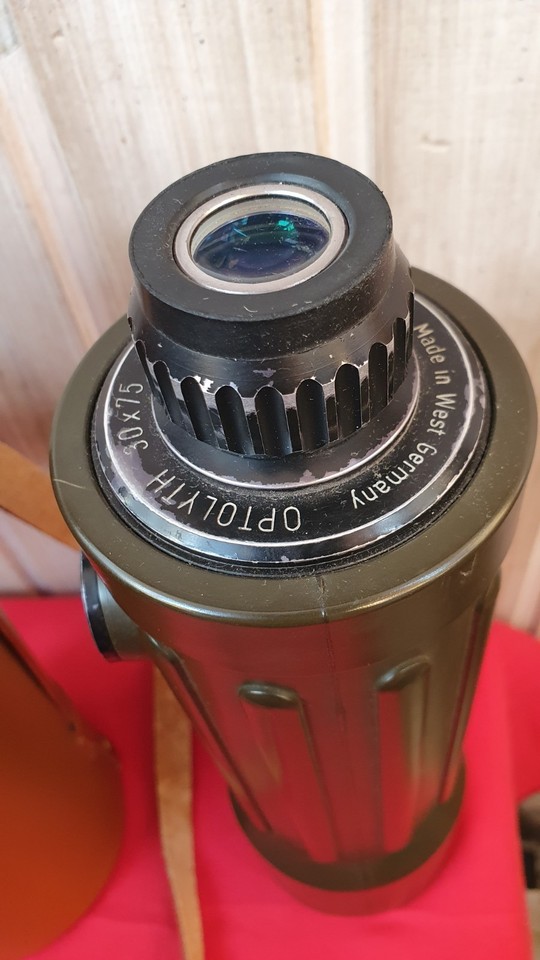 Vintage Optolyth Ceralin 30x75 West Germany Spotting scope + leather ...