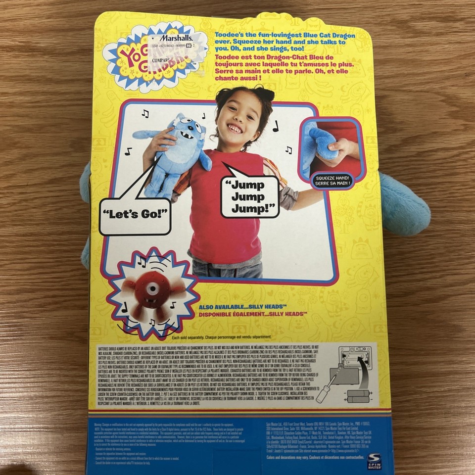 Yo Gabba Gabba Plush Gab N Sing Toodee Spin Master Talk and Sing 2008 ...