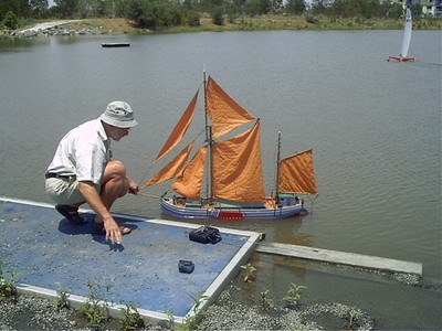1300mm model Thames barge. | eBay Australia