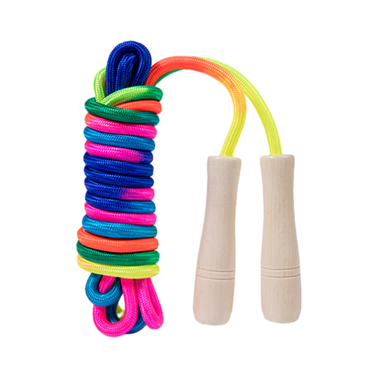 5M With Wooden Handle For Multiplayer Skipping Rope School Colorful ...