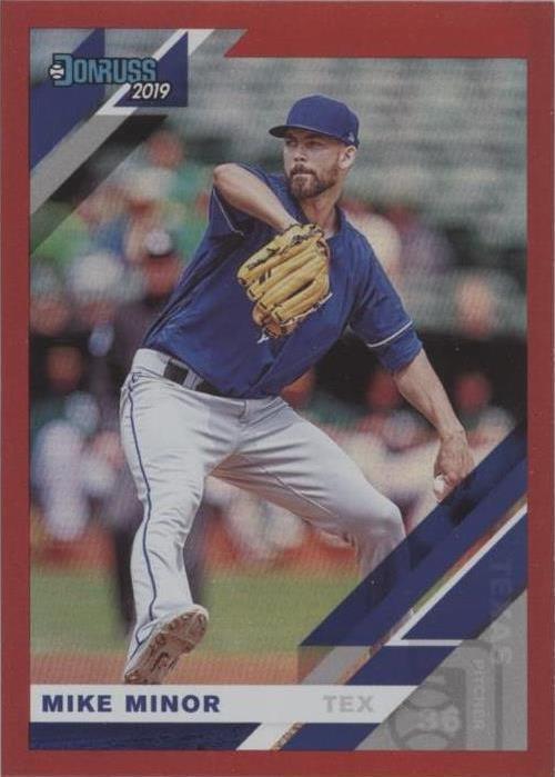 2019 Panini Donruss - Mike Minor #118 Holo Red for sale online | eBay