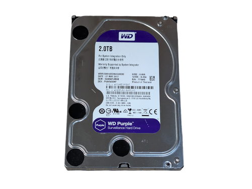 Western Digital 2TB WD20PURX SATA 3.5" WD Purple Surveillance Hard ...