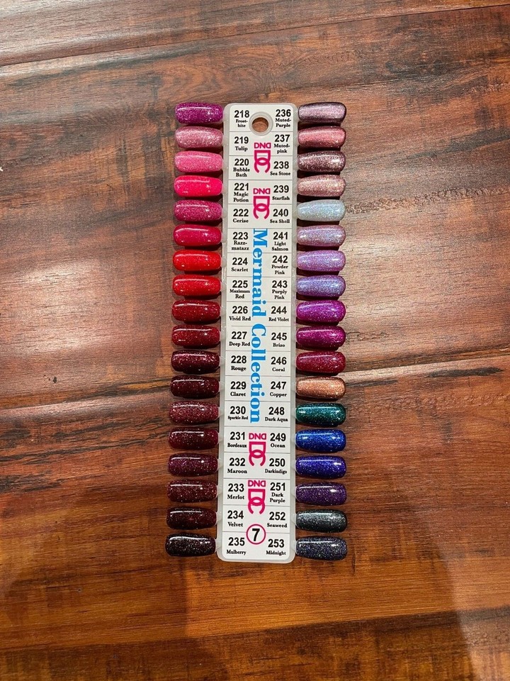 DC&DND Daisy Color Chart Gel Polish Color Sample Chart Palette Display ...