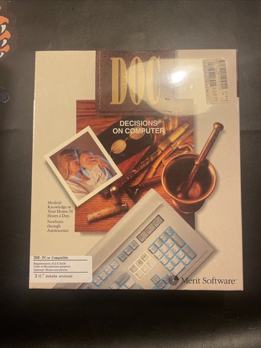 Rare Vintage Computer DOC Merit Software IBM Medical Knowledge | eBay