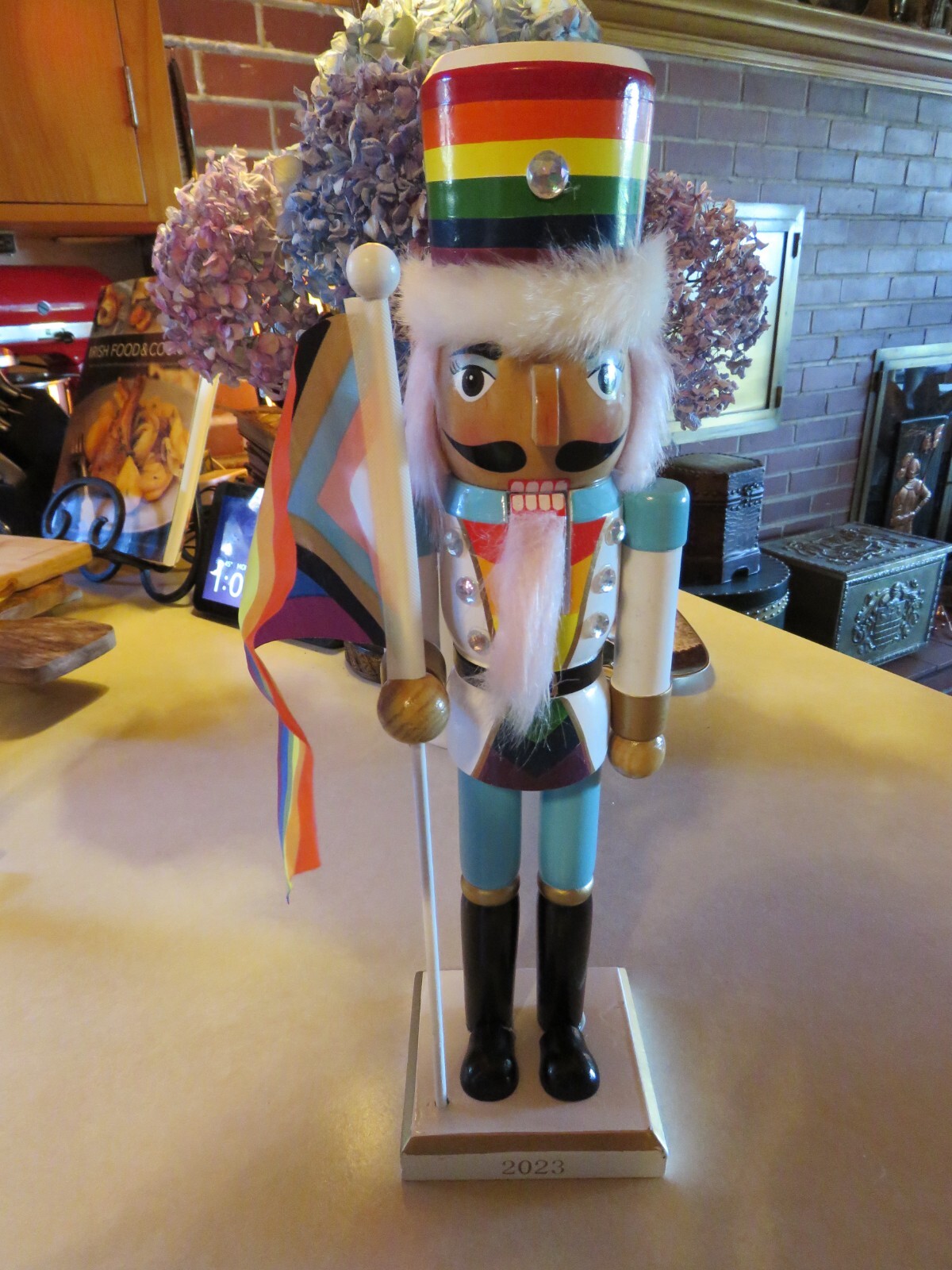 2023 Target Wondershop 14” Rainbow Pride Nutcracker LBGTQ Christmas ...
