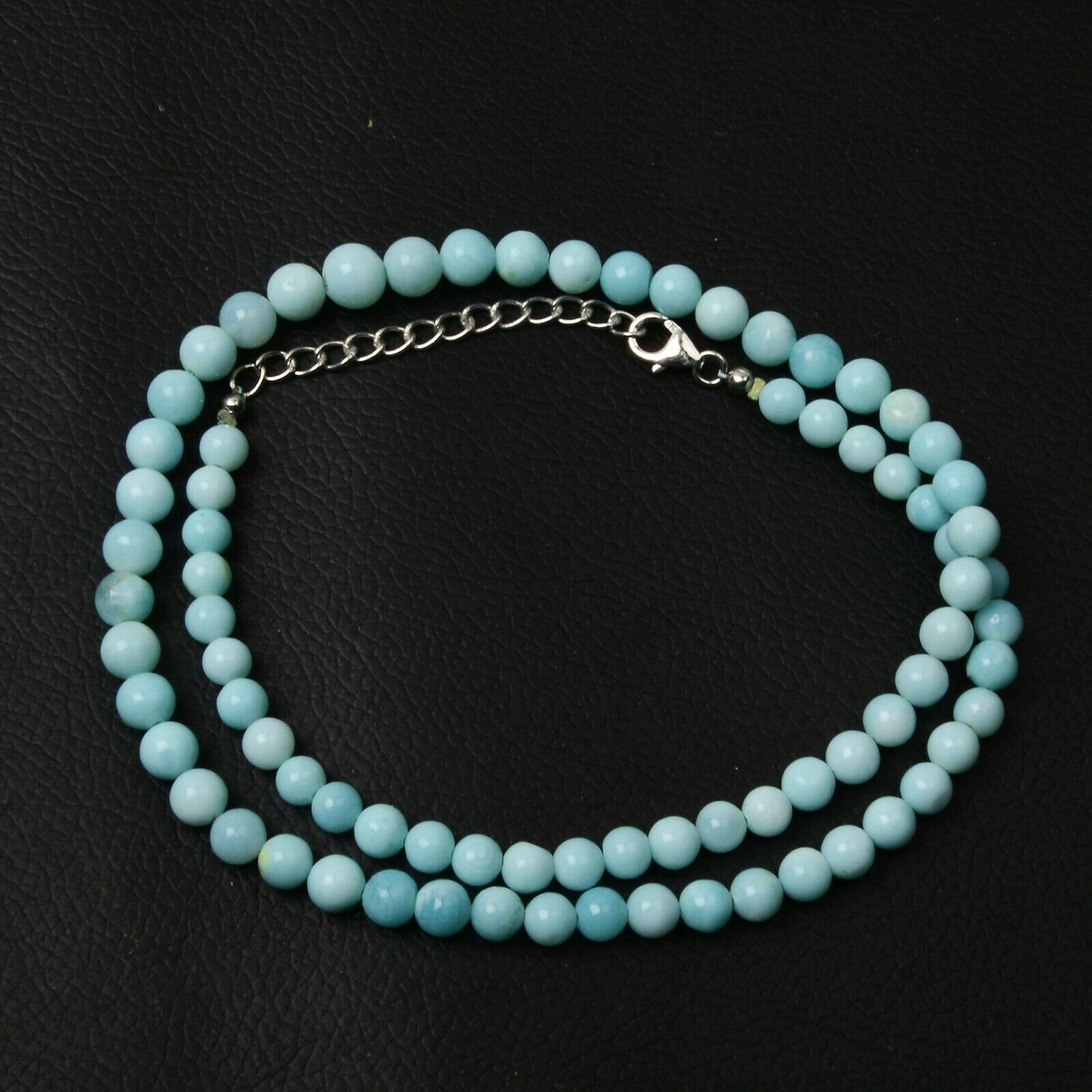 Natural Opal Beads Necklace, 5-7 MM Beads, Blue Opal Gemstone Beads BMC ...