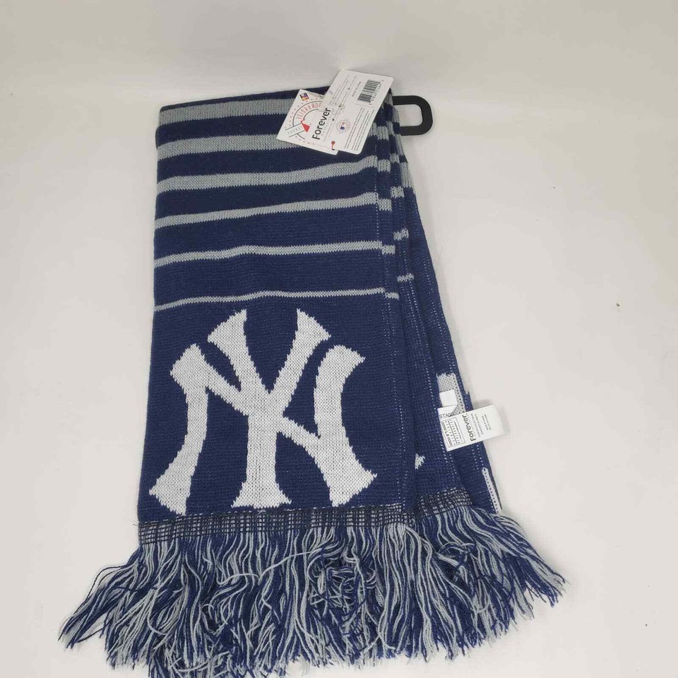 FOCO MLB New York Yankees Big Logo Stripe Scarf MM2 | eBay