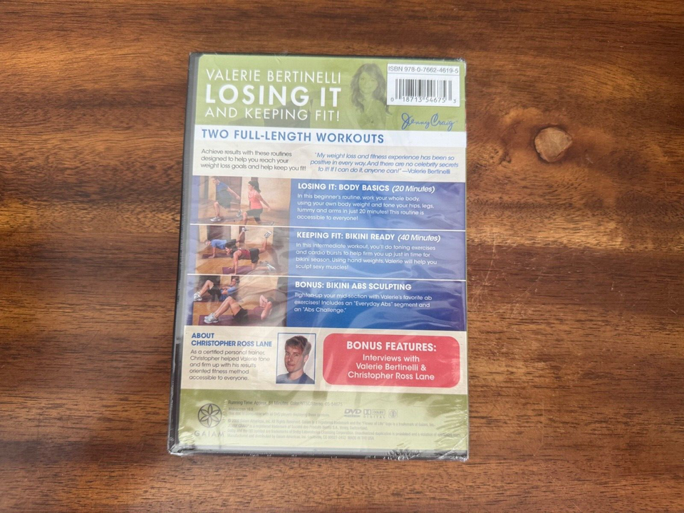 Valerie Bertinelli: Losing It and Keeping Fit (DVD, 2009) FREE SHIPPING ...