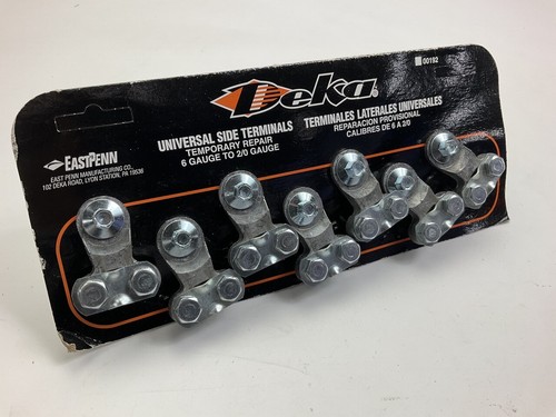 (7) Deka 00192 Universal Side Mount Battery Terminals With Bolts, 6 - 2 ...