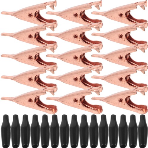 15 Pcs Test Clip Electrical Testing Metal Spring Clips Clamp | eBay