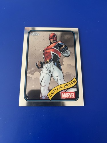 Topps Marvel Chrome Captain Britain Common Card | eBay