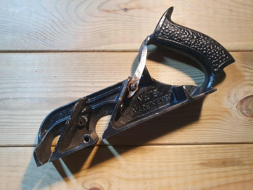 Vintage Stanley 78 Rebate Plane Main Body Old Woodworking Hand Tools ...
