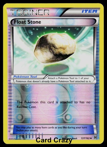 Float Stone 137/162 Reverse Holo - XY - BREAKthrough Pokemon Card [Near ...