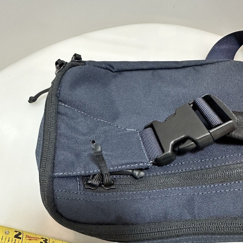 221B Tactical Side Squeeze Blue Zip Carry Conceal Fanny Pack Belt Strap ...