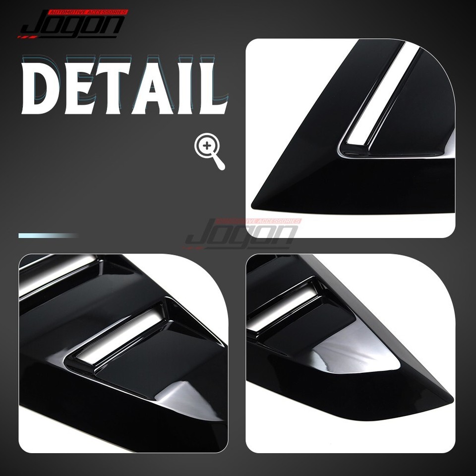 Body Side Window Cowl Louvers Air Vent Cover Trim For Ford Mustang S650 ...
