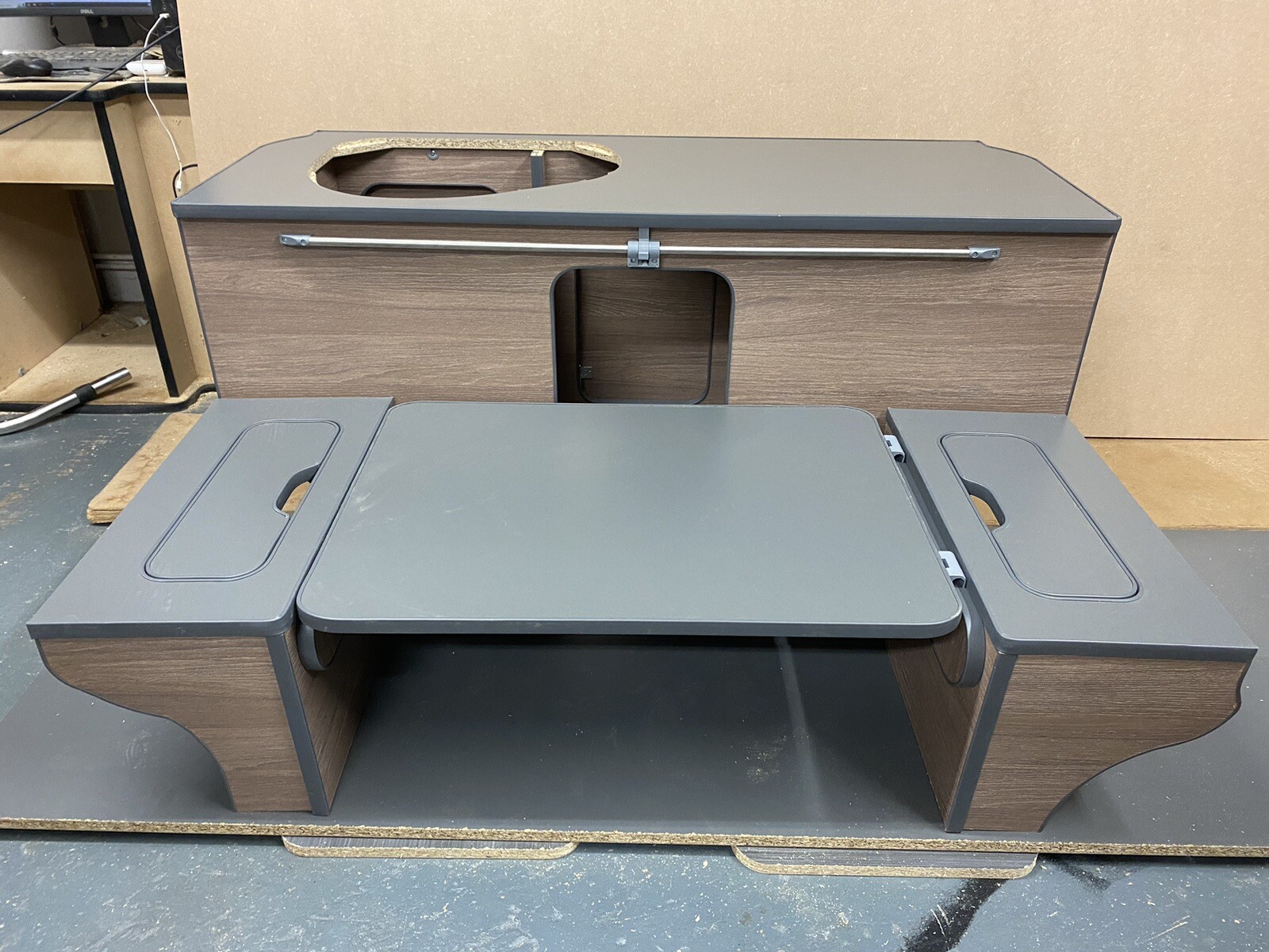 Mazda bongo ford freda rear kitchen unit pod camper van conversion ...