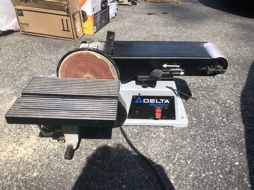 Delta SA446 Shopmaster 4" Belt/6" Disc Sander 1/3HP 120V 3450RPM 1PH | eBay