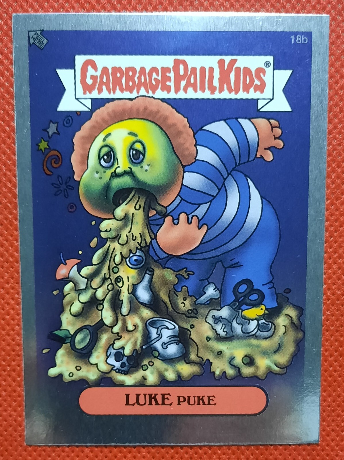 LUKE Puke SILVER - 2003 Topps Garbage Pail Kids #18b | eBay