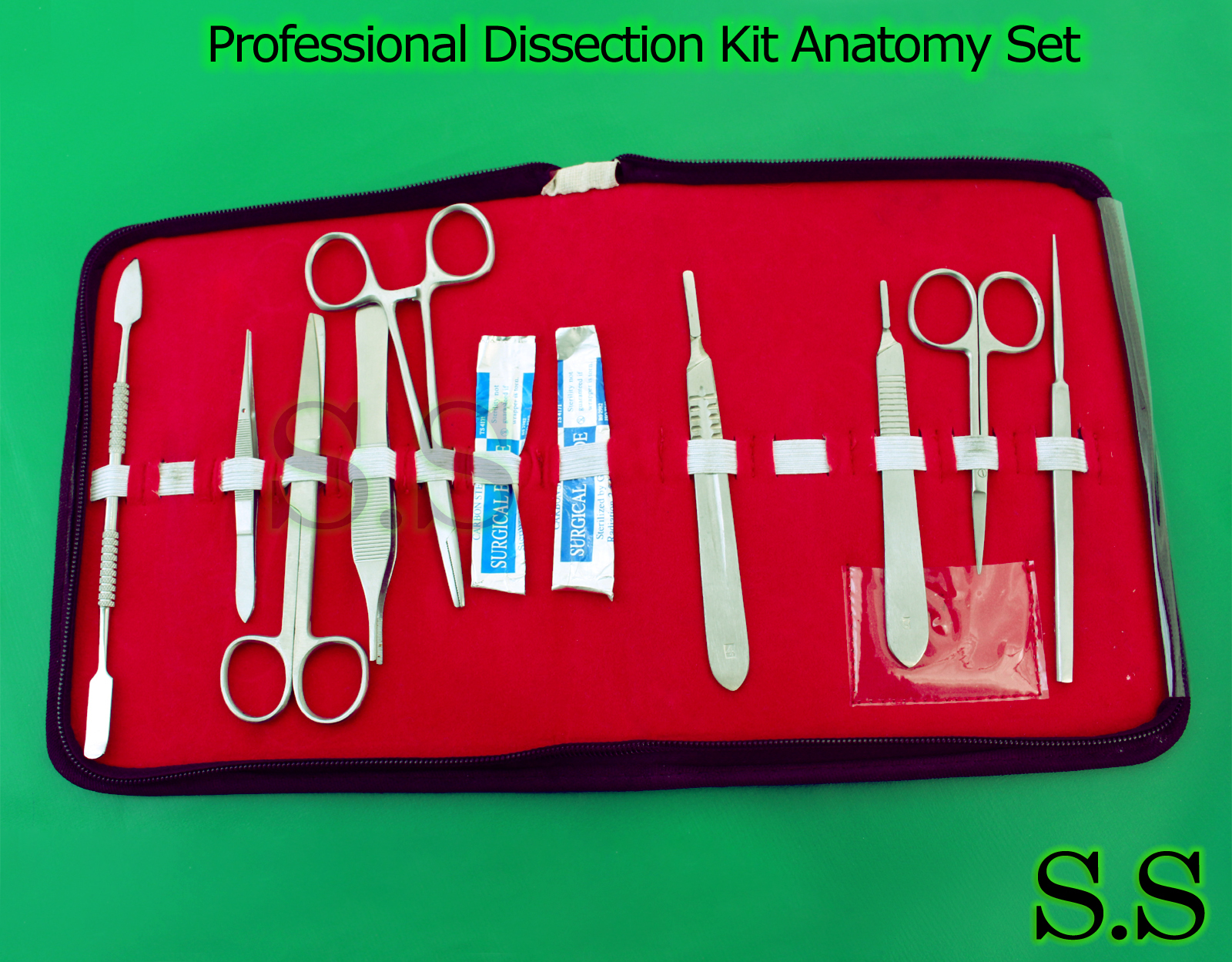 Professional Dissection Kit Anatomy Set Medical Surgical Instruments ...