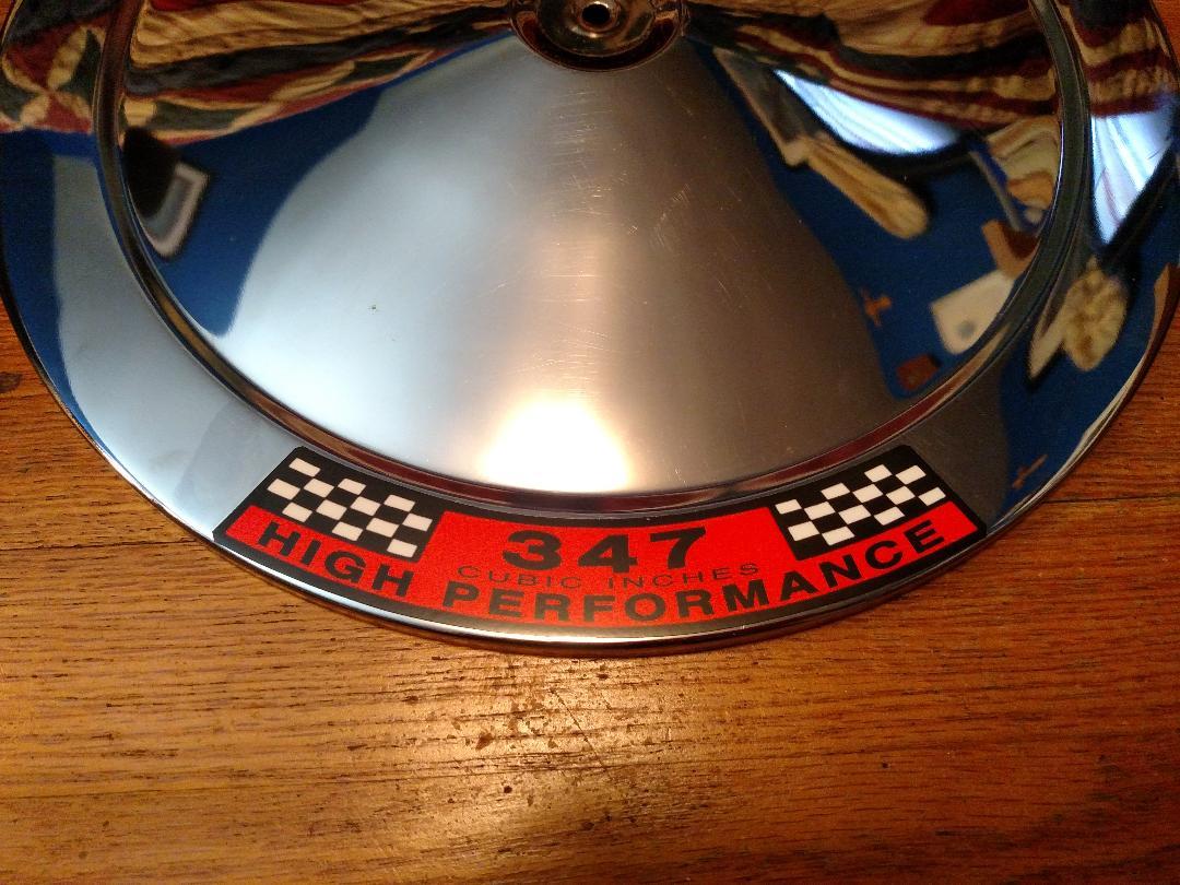 F O R D Hipo AIR CLEANER DECALS • (STROKER + CUBIC INCHES) Any Size ...