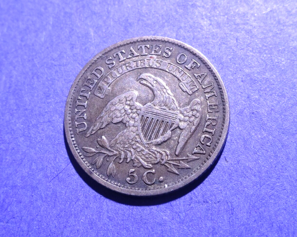 1835 Large date/Small 5 cents Capped Bust Half Dime Ch. XF | eBay