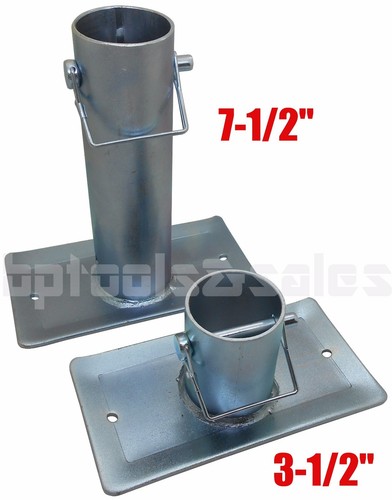 3-1/2" & 7-1/2" Trailer Jack Foot Plate Stand Foot 2,000lbs RV Trailer ...