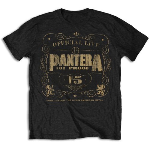 Pantera 101 Proof Live Dimebag Darrell Metal ufficiale Uomo maglietta ...