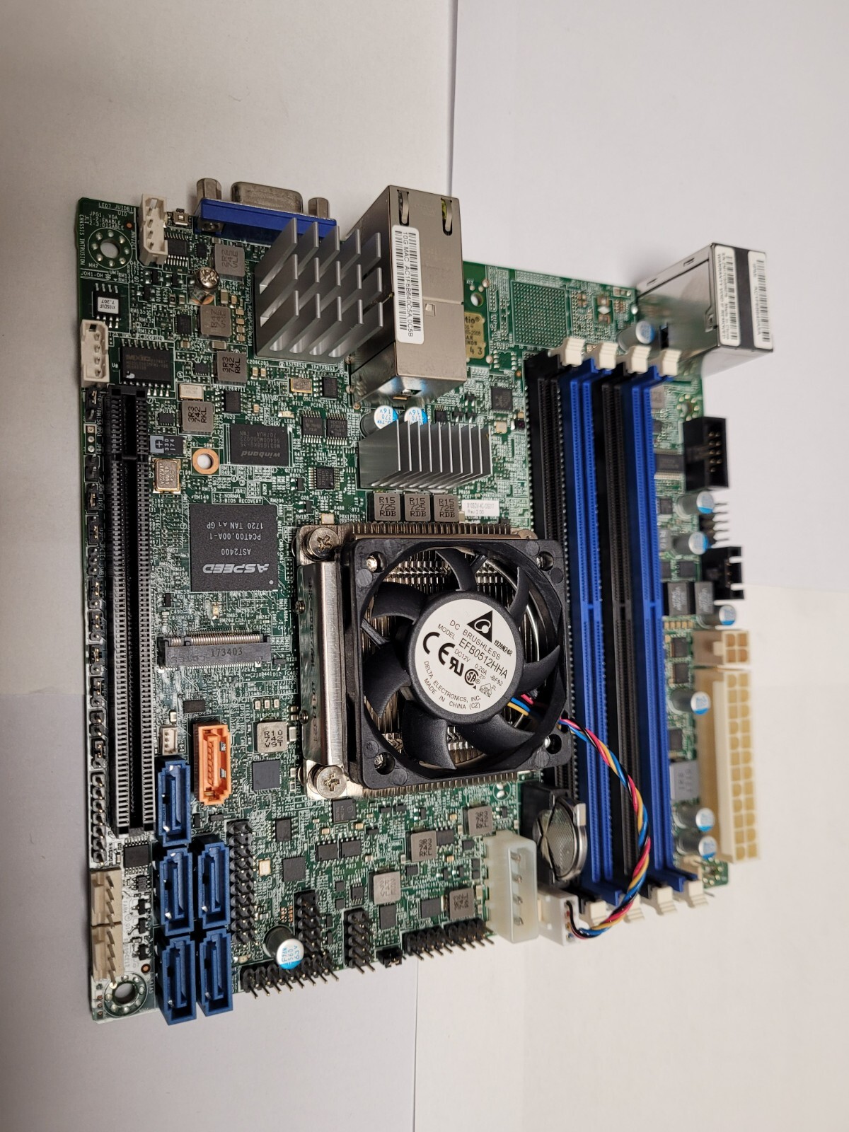 SuperMicro X10SDV-4C-TLN2F Motherboard, Mini-ITX, Xeon D-1521, WITHOU I ...