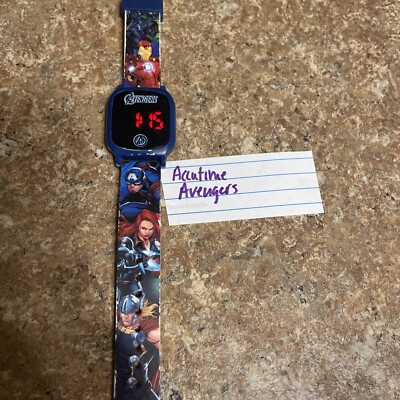 Marvel Avengers Touch Screen Led Watch Touch Led Accutime Watch | eBay