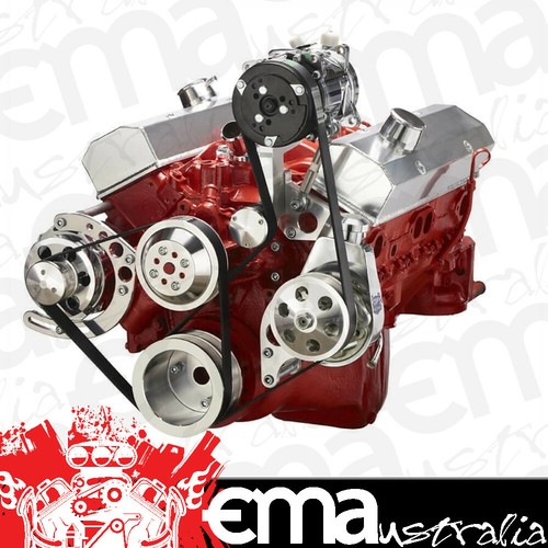 CVF 350-SERPENTINE-AC-C Chevy Small Block Serpentine Conversion - AC ...