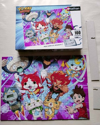 PUZZLE YO-KAI WATCH " NATHAN et les YO-KAI " (100 pièces) | eBay