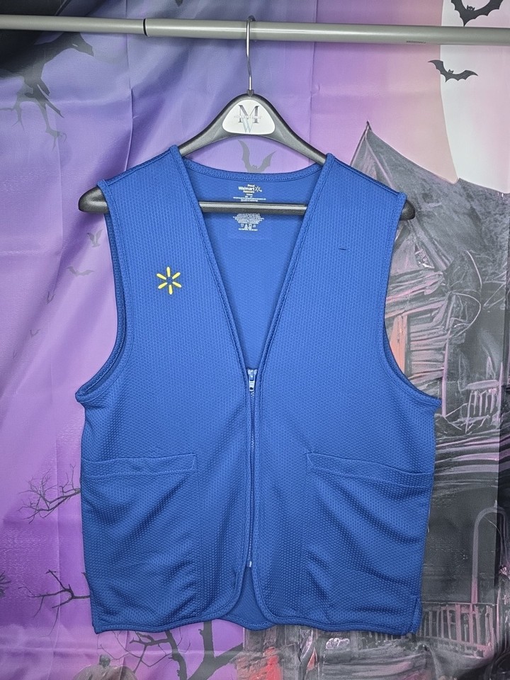 Walmart Employee Uniform Vest 2025 Happy To Help Size L | eBay