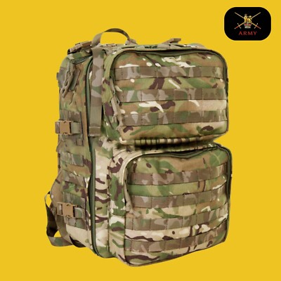 British Army MTP 45L DCC Radio Daysack / Bergen / Rucksack / Combat ...