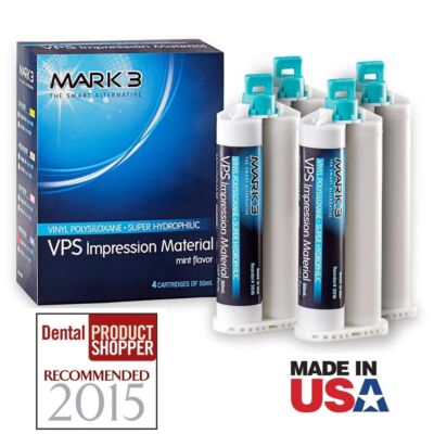 VPS Impression Material 4/Pack, Medium Body Regular Set, MARK3, 100 ...