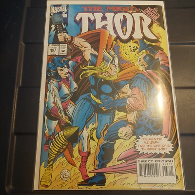The Mighty Thor #467-1993 Marvel Comic Lady Sif VS Pluto VF+ VINTAGE | eBay