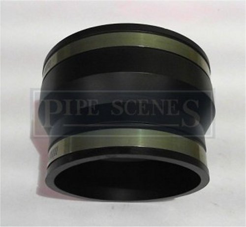 4" Rubber Coupling 110mm PVC Soil Drain Pipe Coupler -Repair Fitting ...
