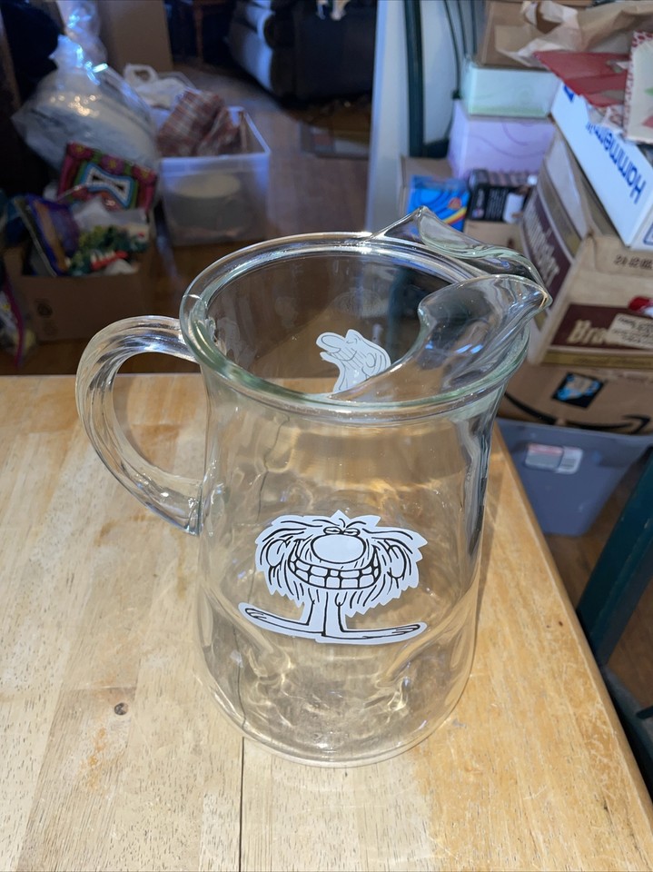 BC Comics Glass Pitcher BC Grog Vintage 1970"s 9" | eBay
