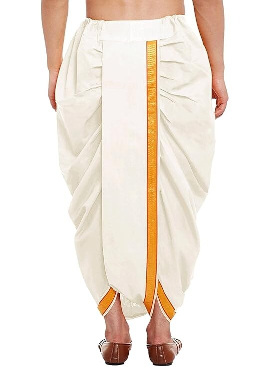 Men Elastic Readymade Ready To Wear Dhoti For Men Comfortable Pre ...
